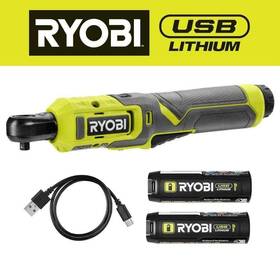RYOBI FVRC50K-FVB02 Usb Lithium Ratchet Kit Battery Charging